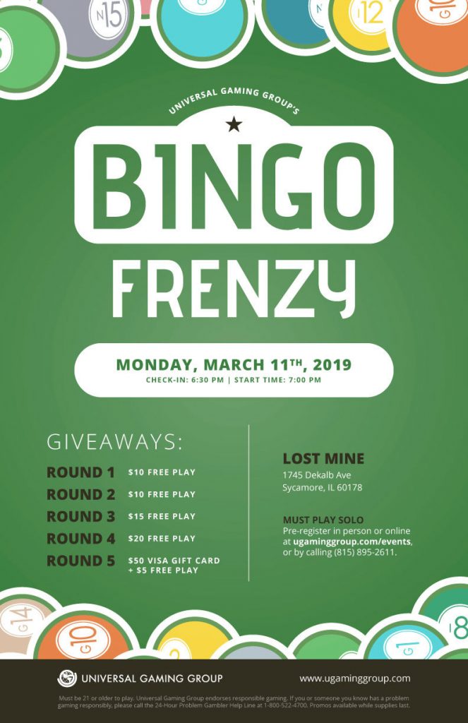 Bingo Frenzy At Lost Mine Universal Gaming Group bingo-frenzy-at-lost-mine-universal-gaming-group